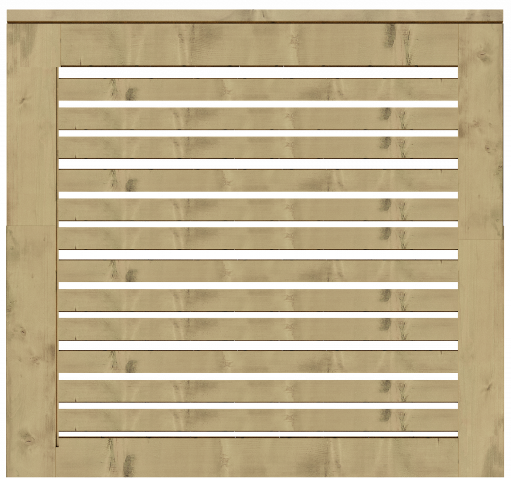 Contemporary Batten Gate | The Fencing Centre in Mitcham, Surrey